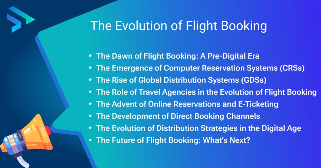 The Evolution of Flight Booking: From CRSs to Online Reservations
